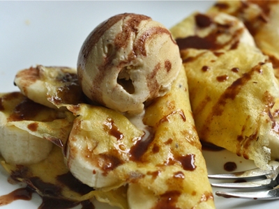 Receta de Crepas con Helado | Comohacercrepas.net